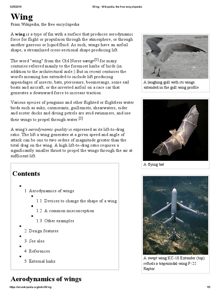 Wing | PDF | Wing | Flight