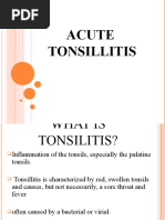 Tonsillitis | PDF