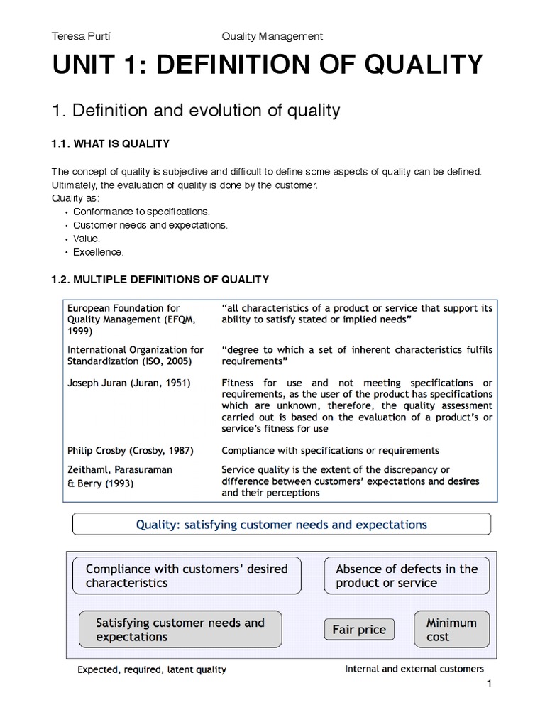 Quality Management THEORY | PDF | Quality Management | Iso 9000