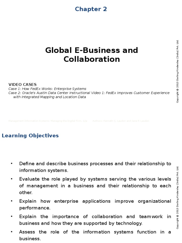 Global E-Business and Collaboration: Video Cases | PDF | Collaboration ...