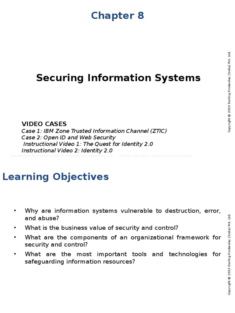 Securing Information Systems: Video Cases | Download Free PDF | Public Key Cryptography | Denial ...