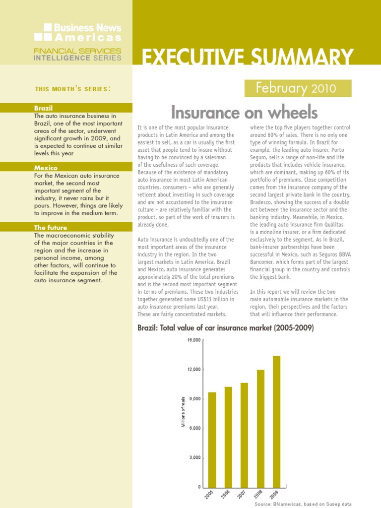 Financial Services Intelligence Series: "Insurance On Wheels" | PDF ...