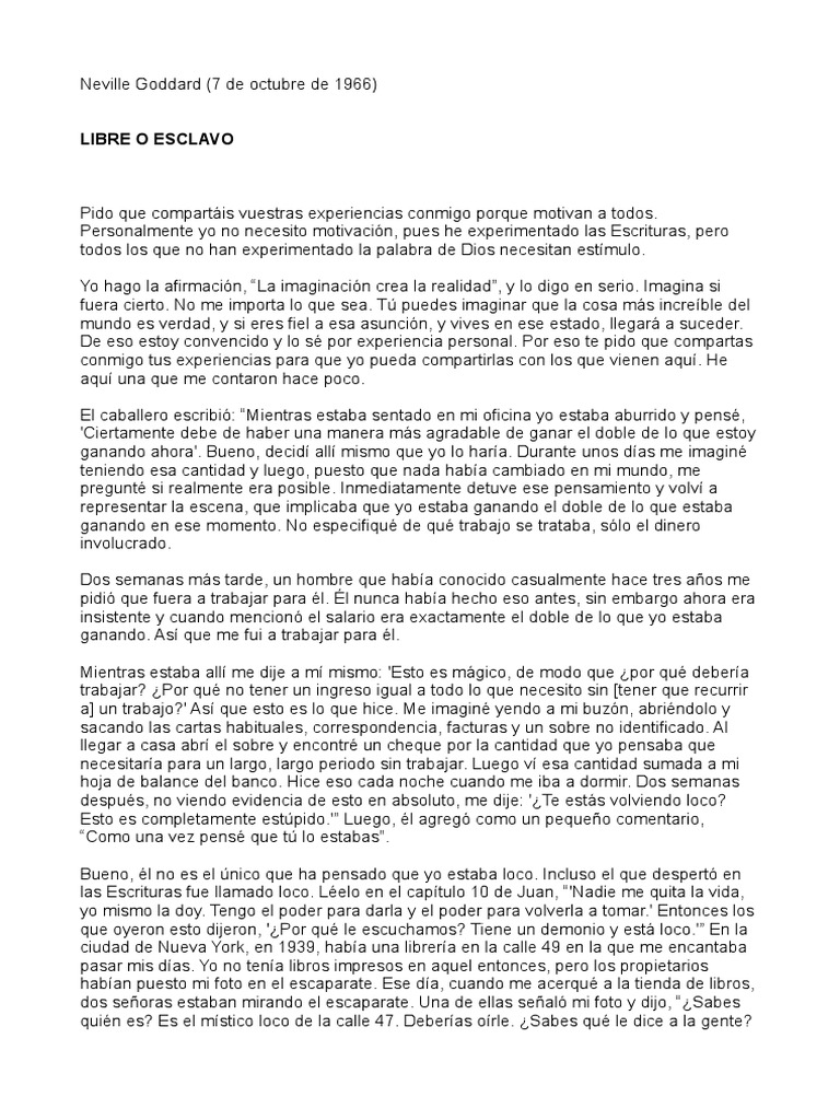 Libre o Esclavo PDF | PDF | Abrahán | Cristo (título)