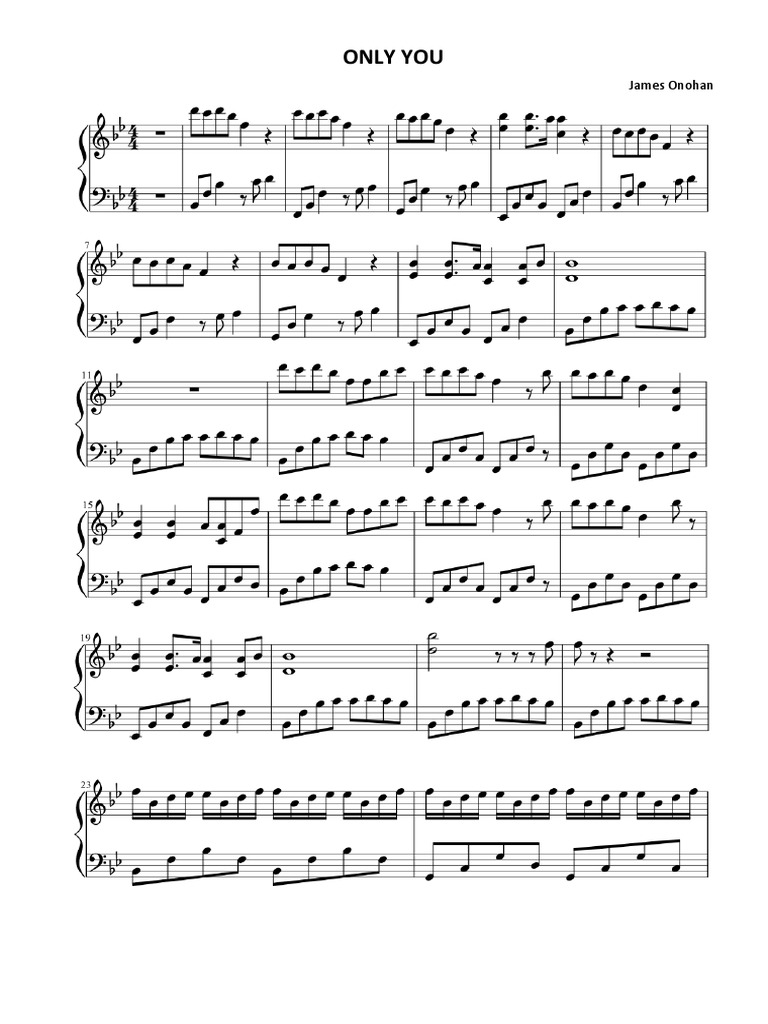 Only You James Onohan | PDF