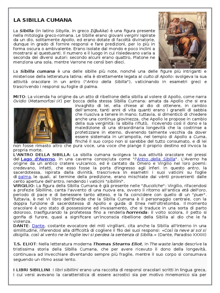 La Sibilla Cumana | PDF