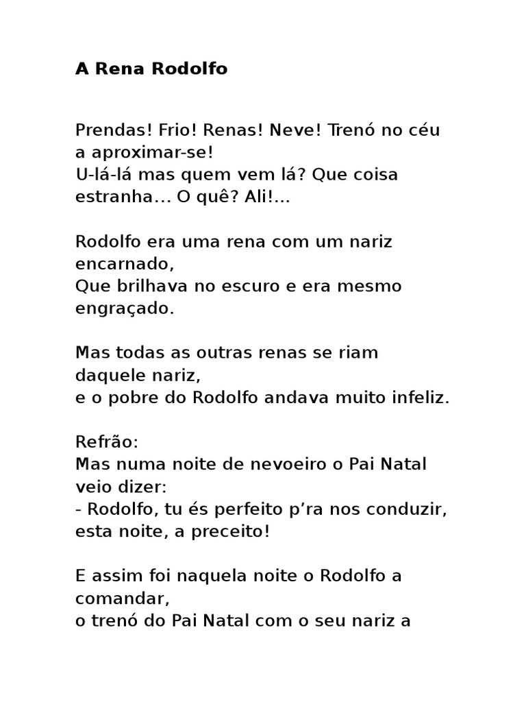 A Rena Rodolfo | Papai Noel | Natal