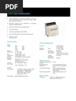 Secure Elite 300 Multifunction Meter | PDF | Power Supply | Electrical ...