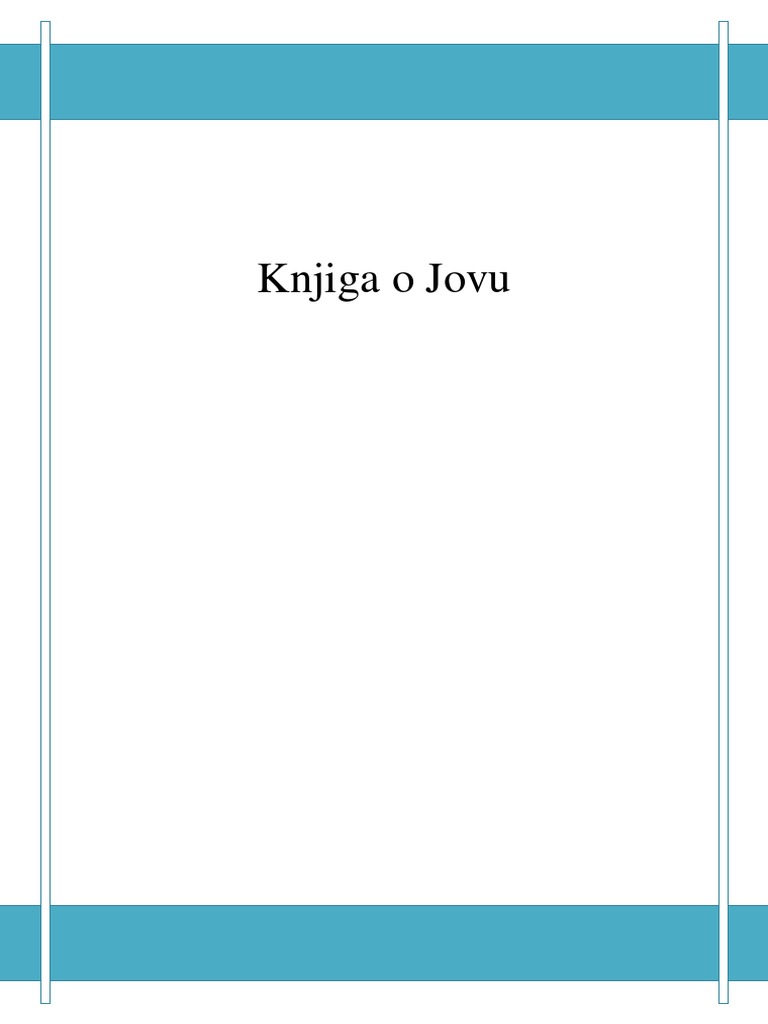 Knjiga o Jovu | PDF