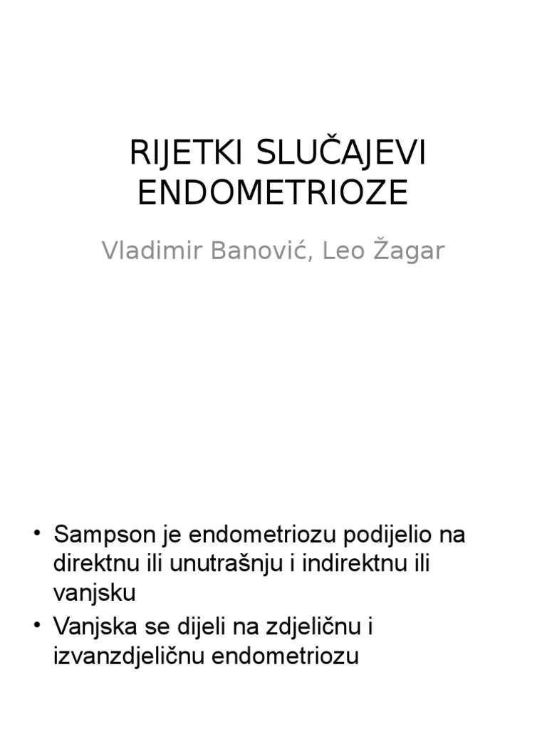 02 Rijetki Slucajevi Endometrioze2 | PDF