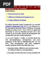 Frivolous Letter Template - 3176c | PDF | Affidavit | Internal Revenue ...