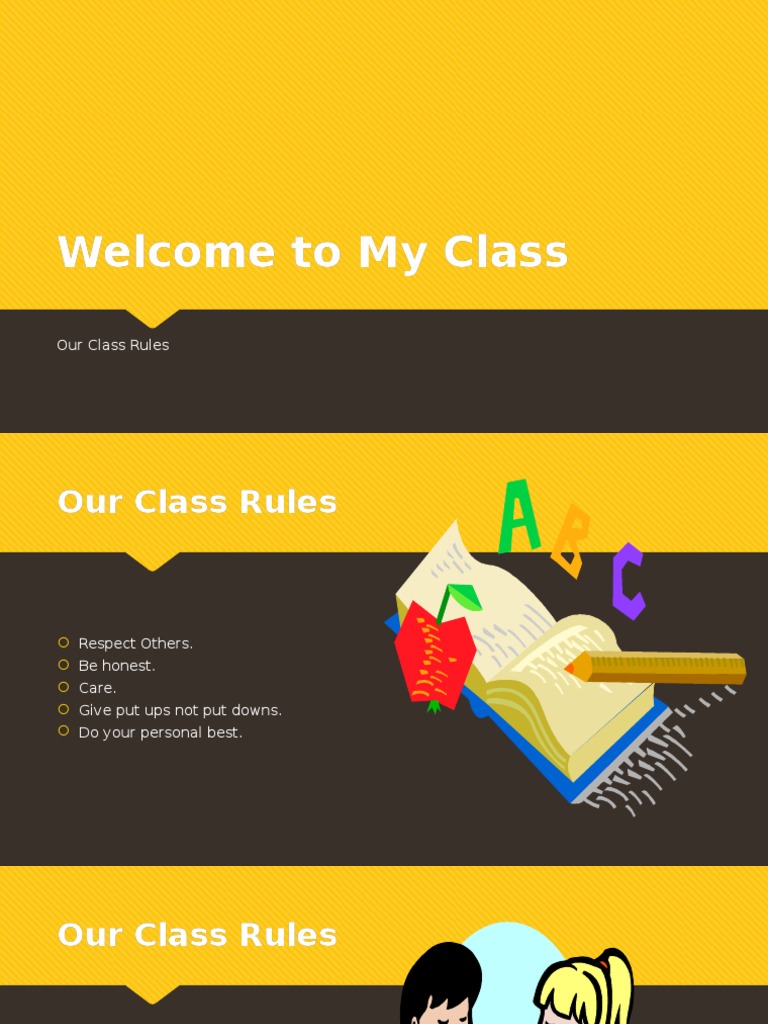 Essential Class Rules for Students | PDF | Career & Growth | Lifestyle