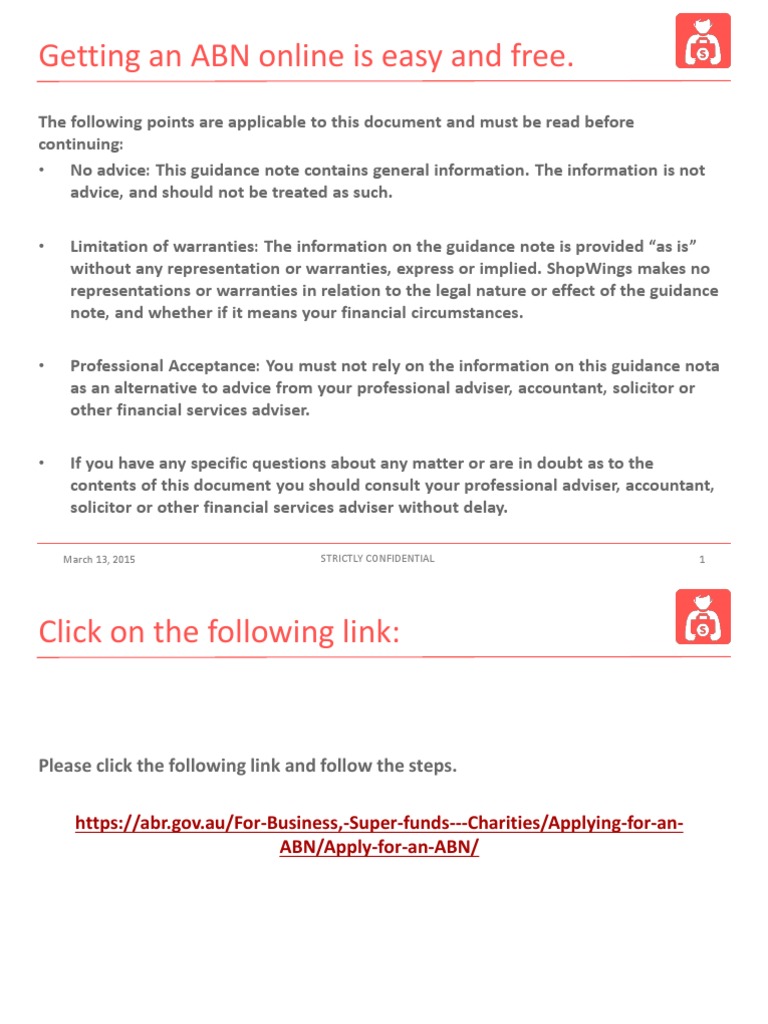 How to Apply for an ABN Online | PDF | Finance & Money Management