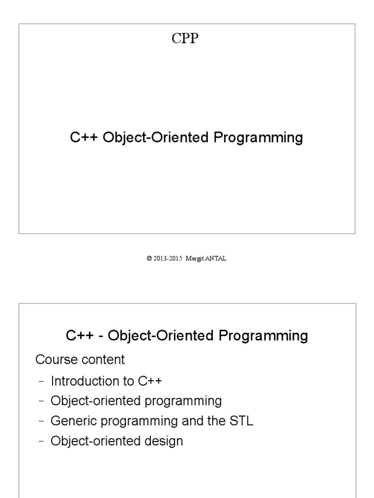 Cpp V11 Oop Pdf Constructor Object Oriented Programming 8075