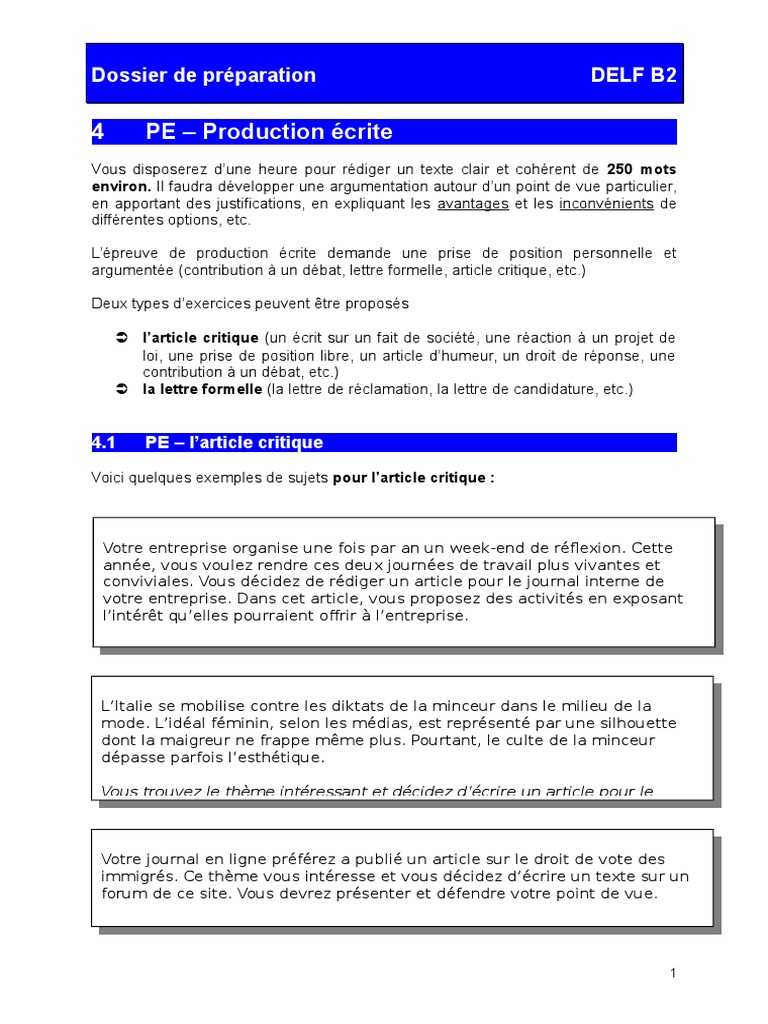 PE Dossier de Préparation | PDF | Recherche d'emploi | Langues