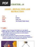 Light Class 8th | PDF | Reflection (Physics) | Eye