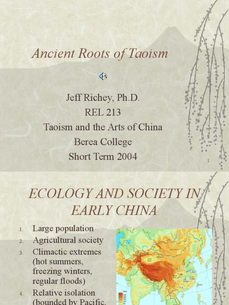 Ancient Roots Taoism | PDF | Laozi | Eastern Philosophy
