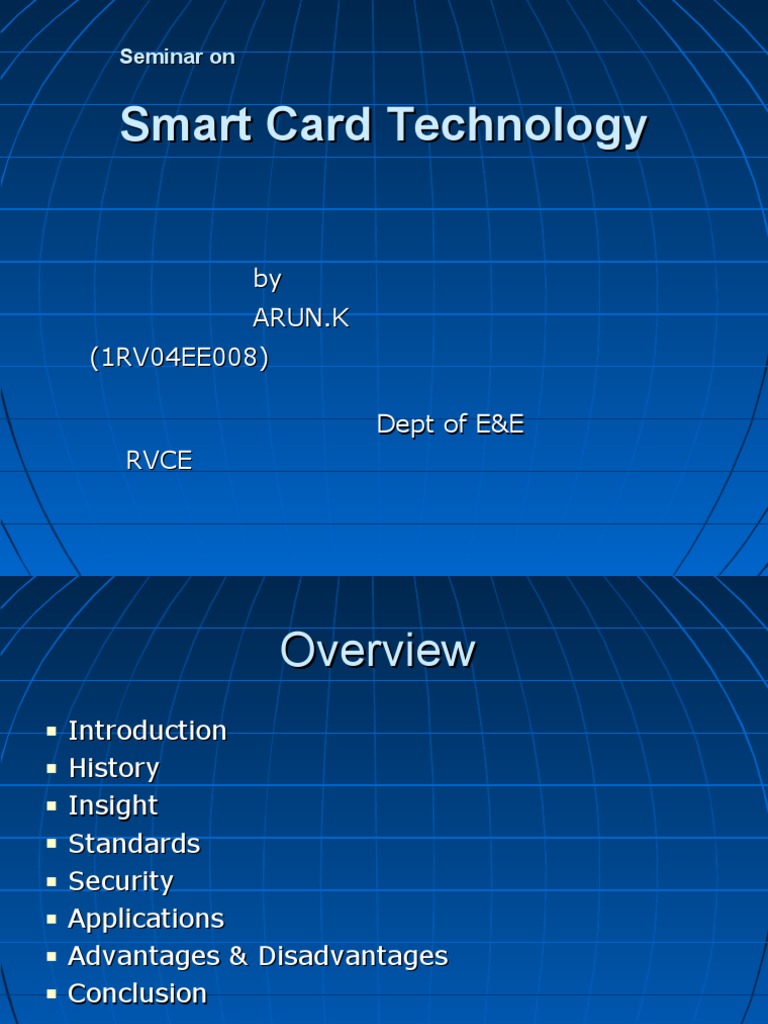 Smart Card Technology | PDF | Smart Card | Computer Memory