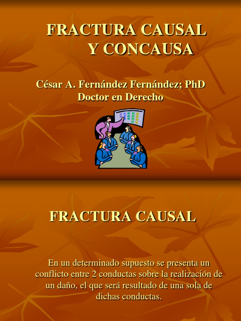 Fractura Causal y Concausa | PDF | Virtud | Ley común