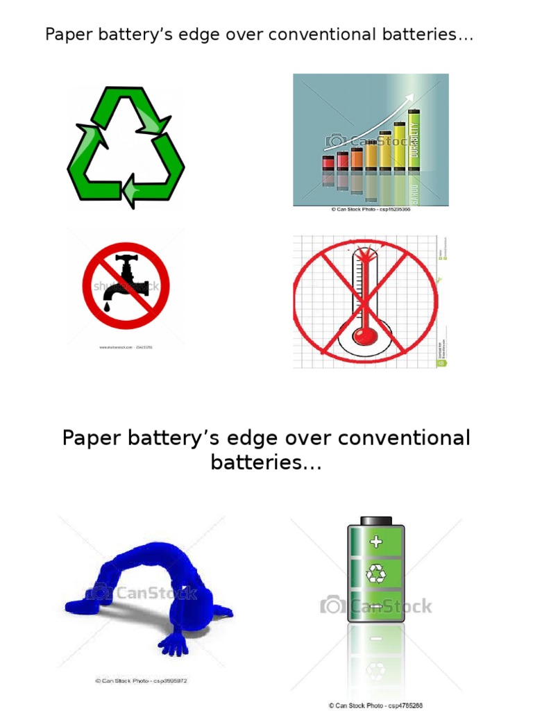 Paper Battery's Edge Over Conventional Batteries | PDF | Technology ...