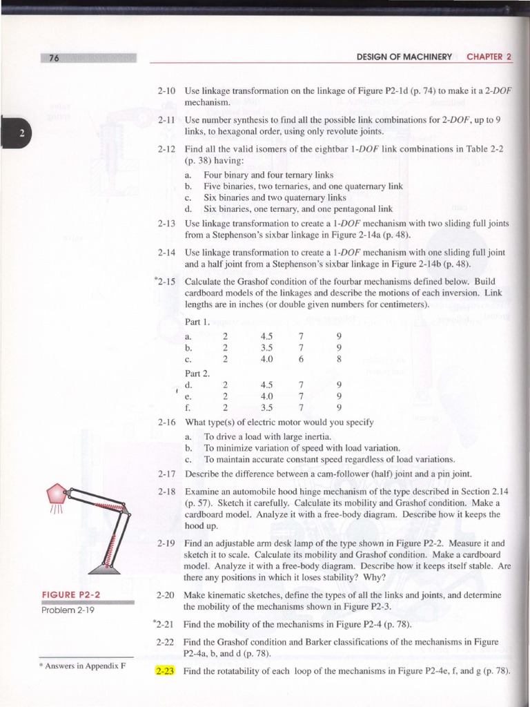 Tarea 2. Design - of - Machinery Norton | PDF | Machine (Mechanical ...