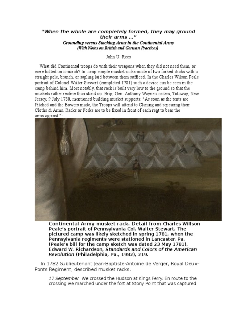 "When The Whole Are Completely Formed, They May Ground Their Arms ...