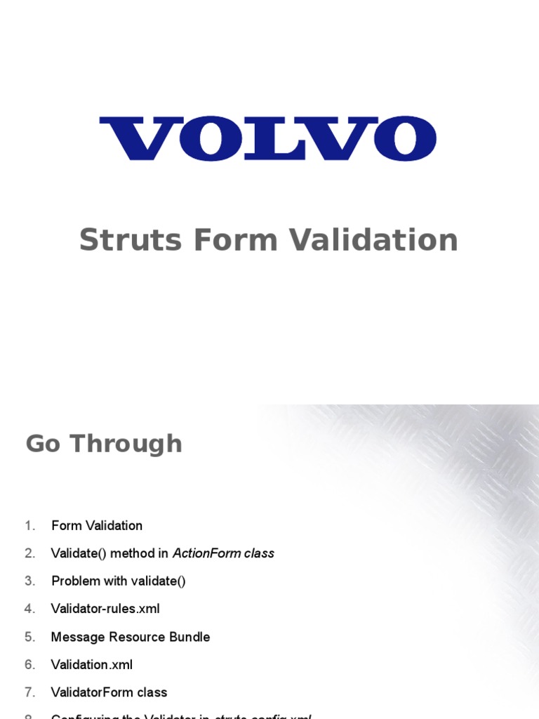 Struts Form Validation | PDF | Xml | Data Struts Form Validation | PDF | Xml | Data
