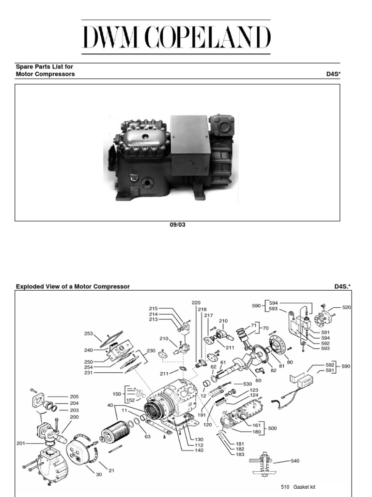 Sparepart Comp DWM Copeland.pdf | Cylinder (Engine) | Valve