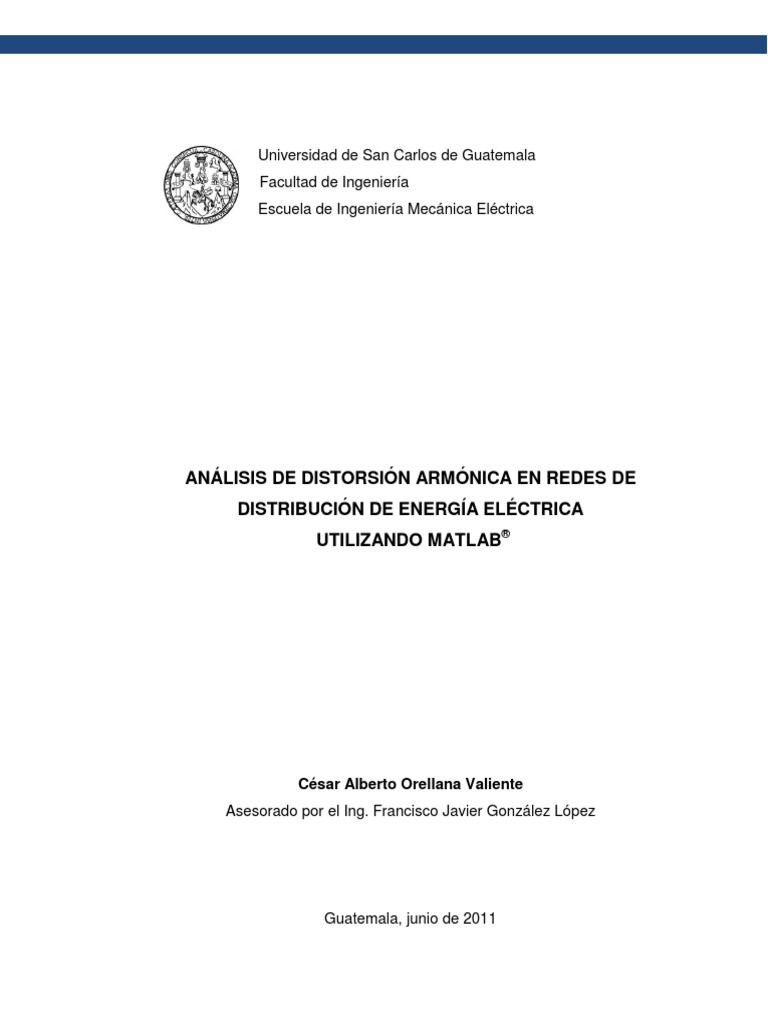 THD Con Matlab | PDF | Energia electrica | Series de Fourier