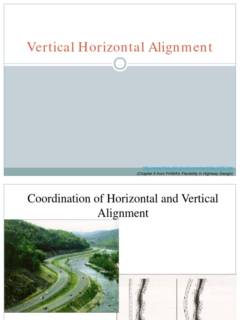 GEOMETRIK JALAN - Coordination Horizontal and Vertical Alignment | PDF ...