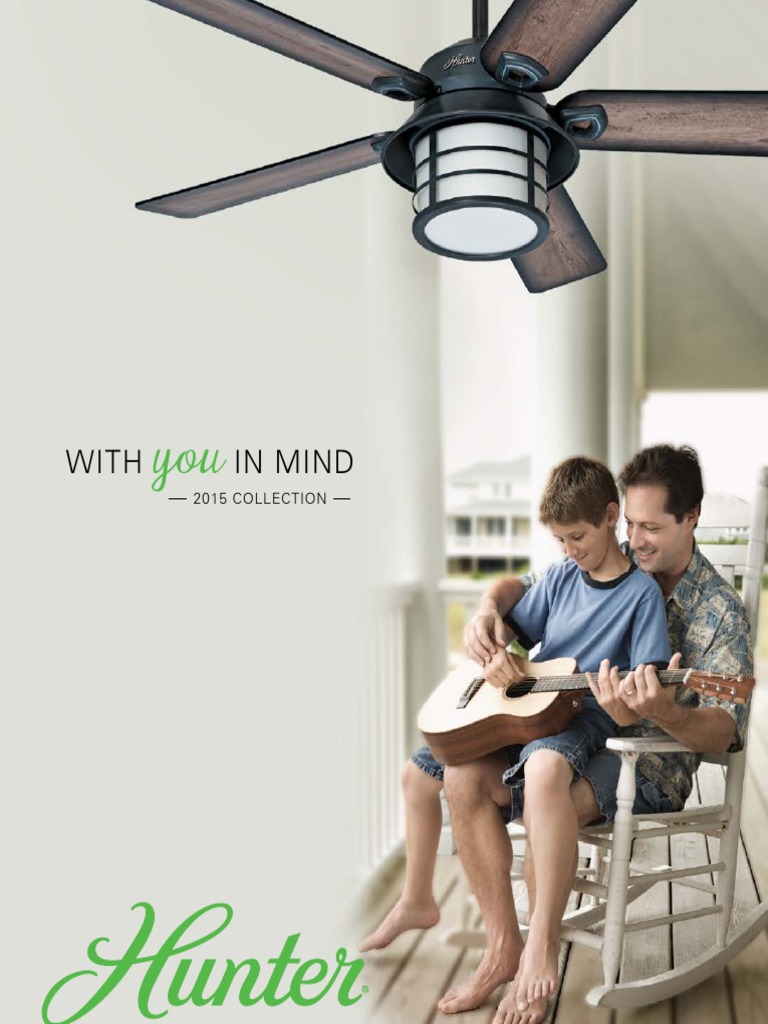 Hunter Fan 2015 Core Catalog Web | PDF | Mechanical Fan | Hvac