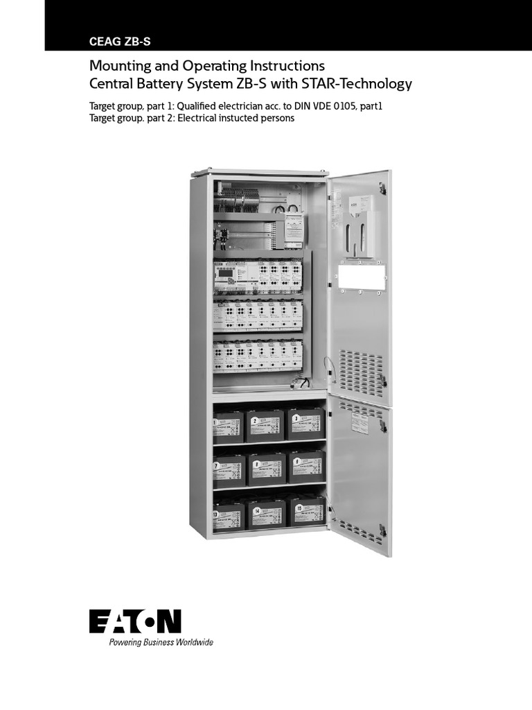 Cooper Ceag - Datasheet ZB-S Cabinets and Substations 31 | PDF | Mains ...