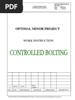 Bolt Tightening Procedure and Method Statement | PDF | Screw | Calibration