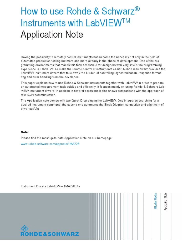 1MA228 4e LabVIEW Drivers | PDF | Installation (Computer Programs) | Computer File