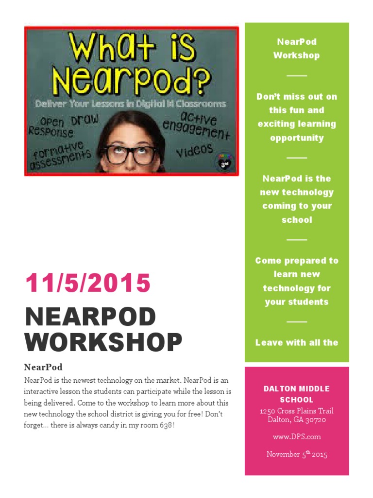NearPod Workshop at Dalton Middle | PDF