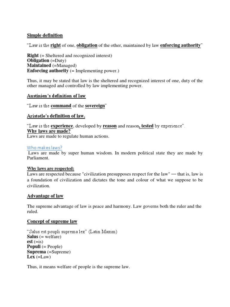 Understanding Law and Justice Concepts | PDF