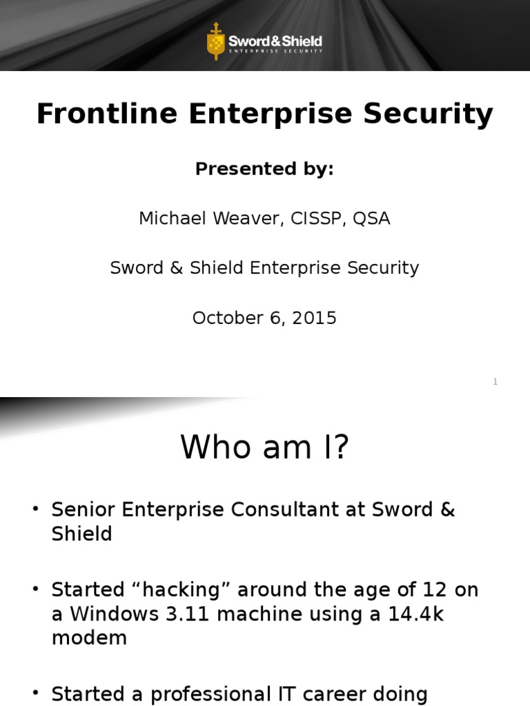 Frontline Enterprise Security Insights | PDF | Computer Security | Security