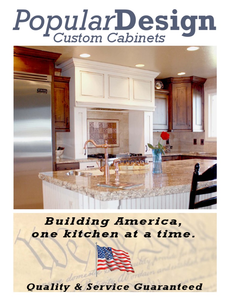 Custom Cabinets: Populardesign | PDF | Business