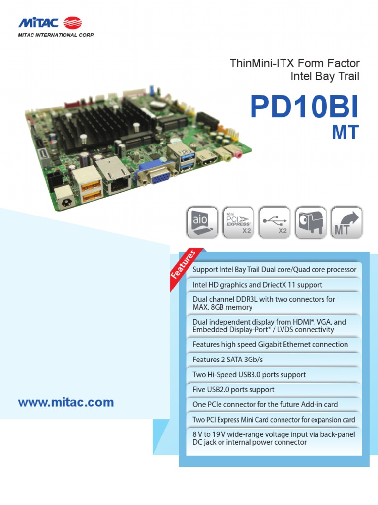 Mitac_PD10BI_DN2800MT2 | Hdmi | Electronic Engineering