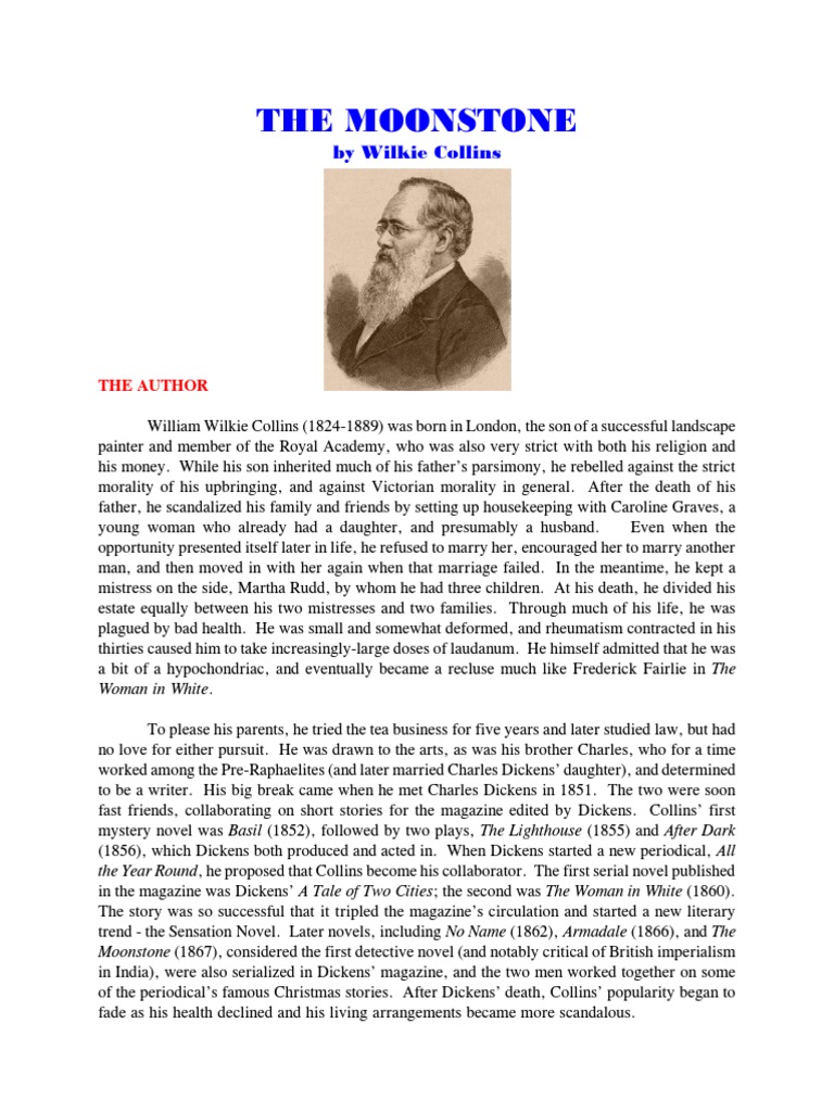 Moonstone, The | PDF | Wilkie Collins | Detective Fiction