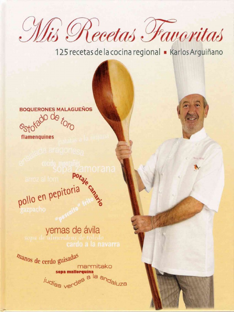 Mis Recetas Favoritas - Karlos Arguiñano | PDF Mis Recetas Favoritas - Karlos Arguiñano | PDF