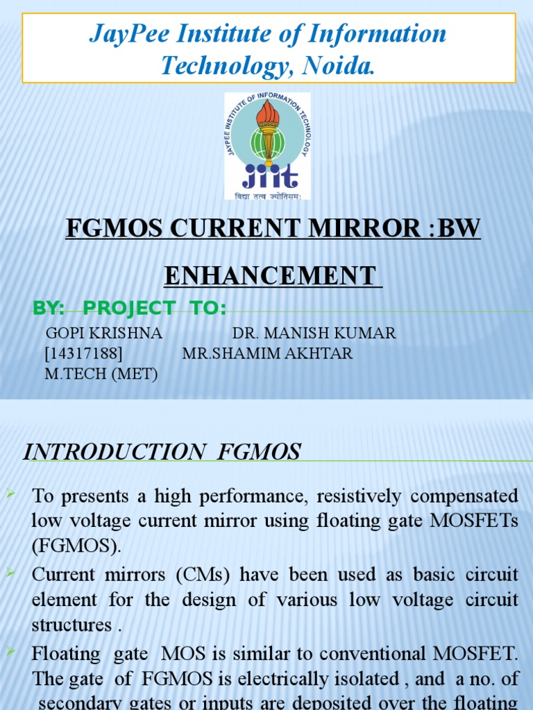 Seminar | PDF | Electronics | Electrical Engineering