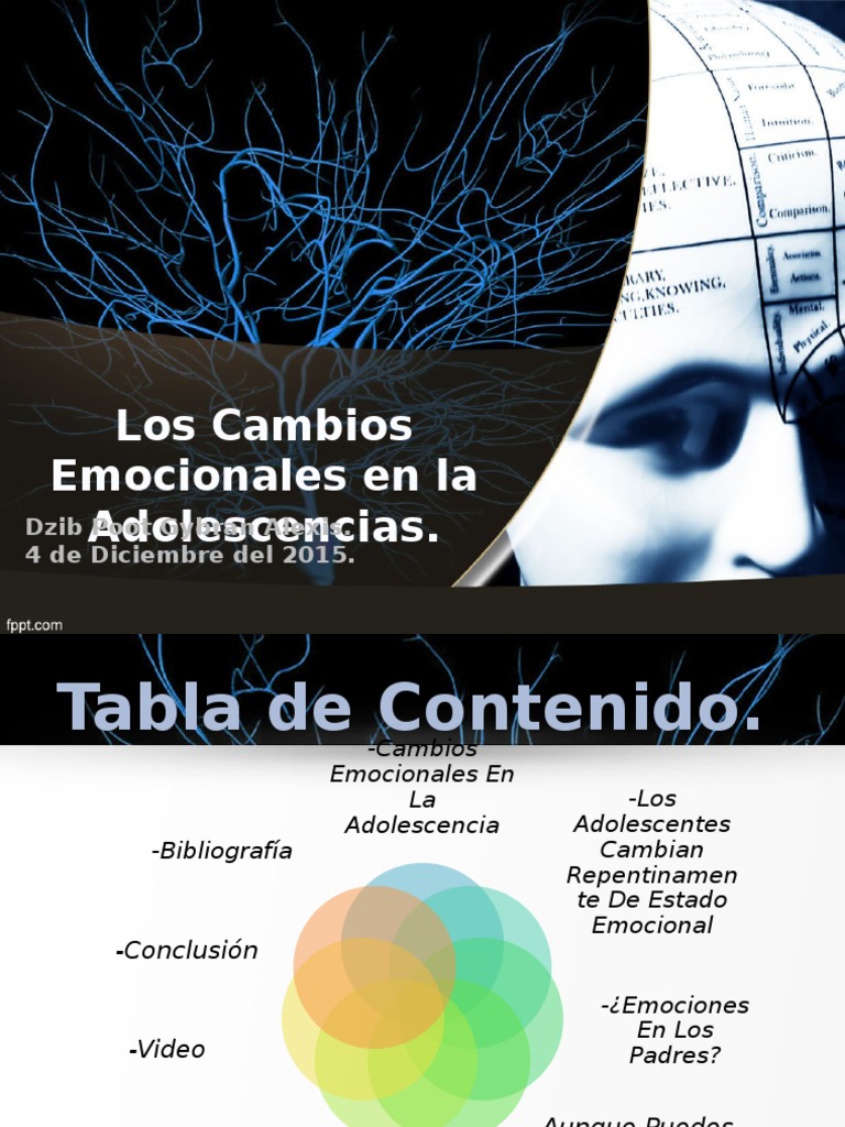 Los Cambios Emocionales en La Adolescencia | PDF | Adolescencia | Las ...