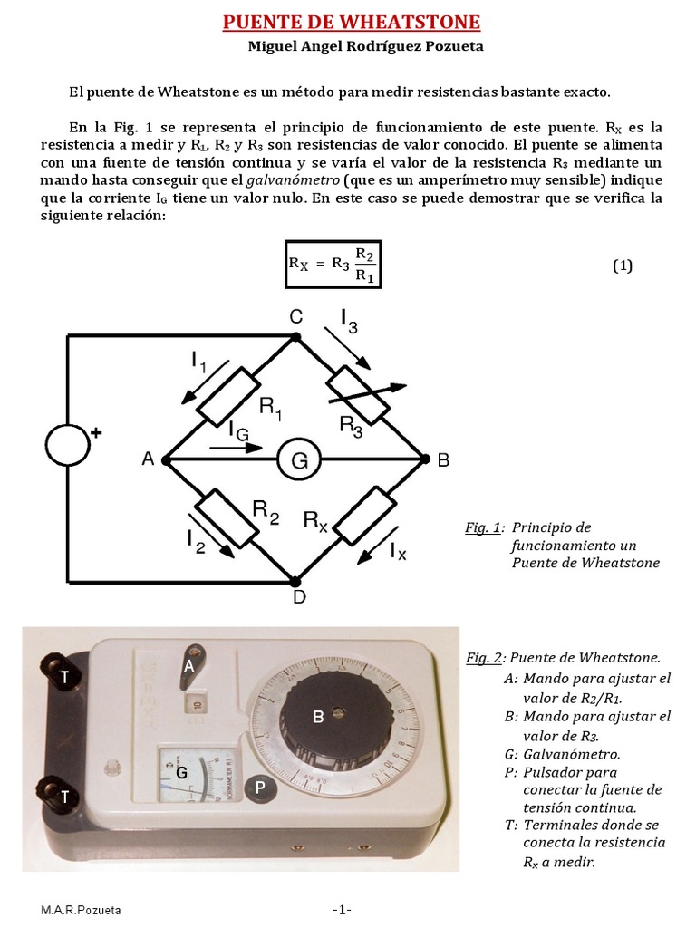 Puente de Wheatstone YouTube