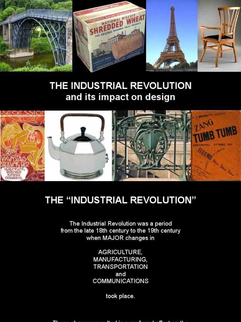 Industrial Revolution & Its Impact On Design | PDF | Art Nouveau | Arts ...