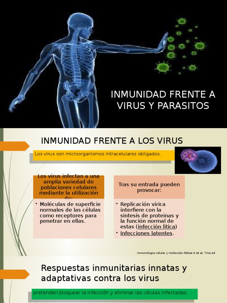 Inmunidad frente a virus y parásitos | Sistema inmune | Virus