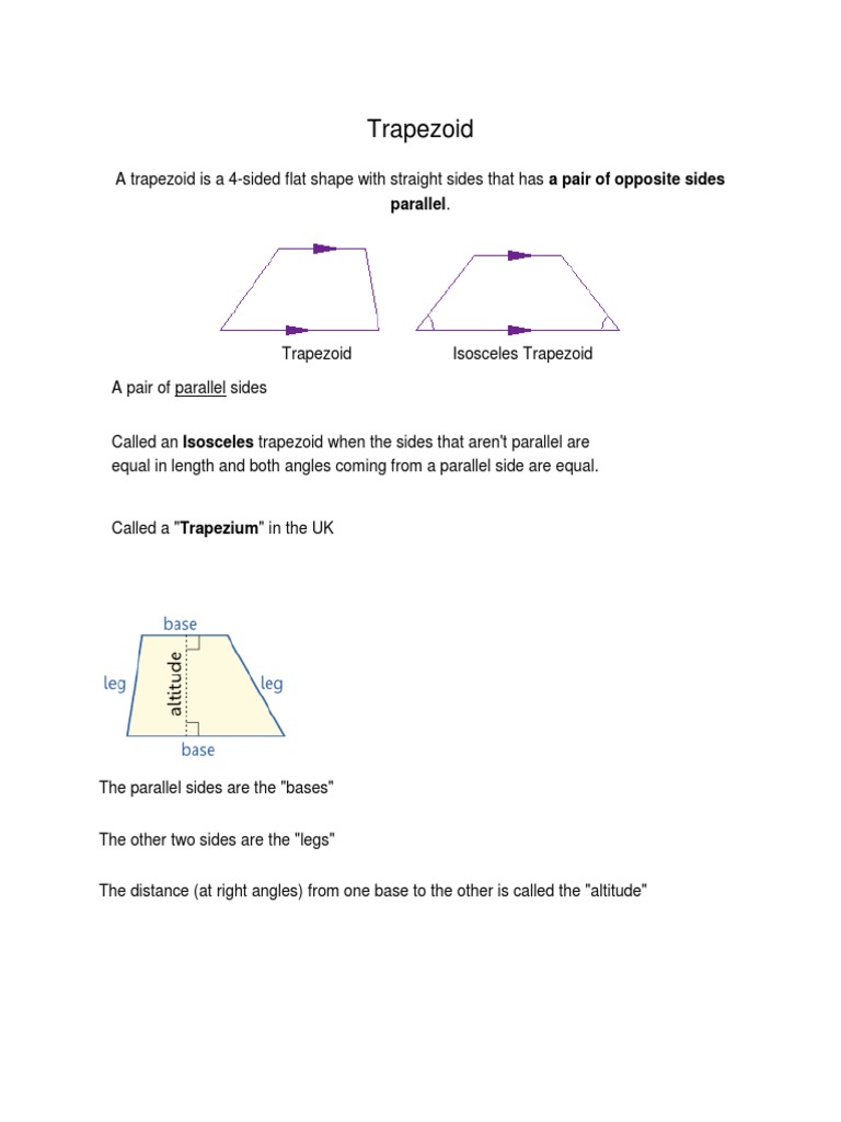 10 Trapezoid | PDF | Teaching Methods & Materials