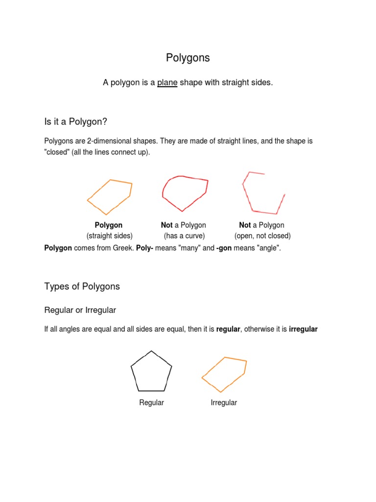 16 Polygons | PDF
