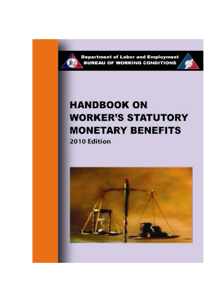 Philippine Dole Handbook 2009 | PDF | Employee Benefits | Overtime