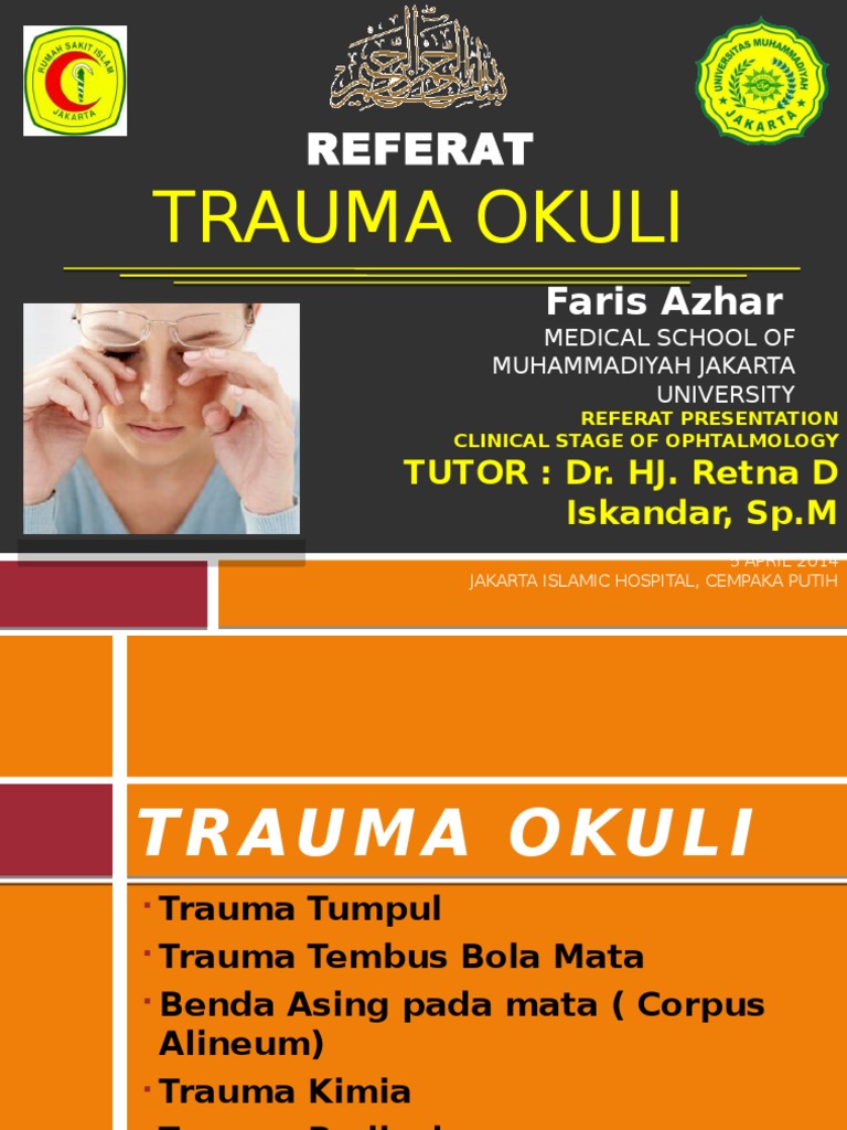 Trauma Okuli | PDF