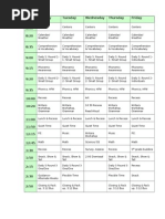 Daily 5 Schedule Template | PDF